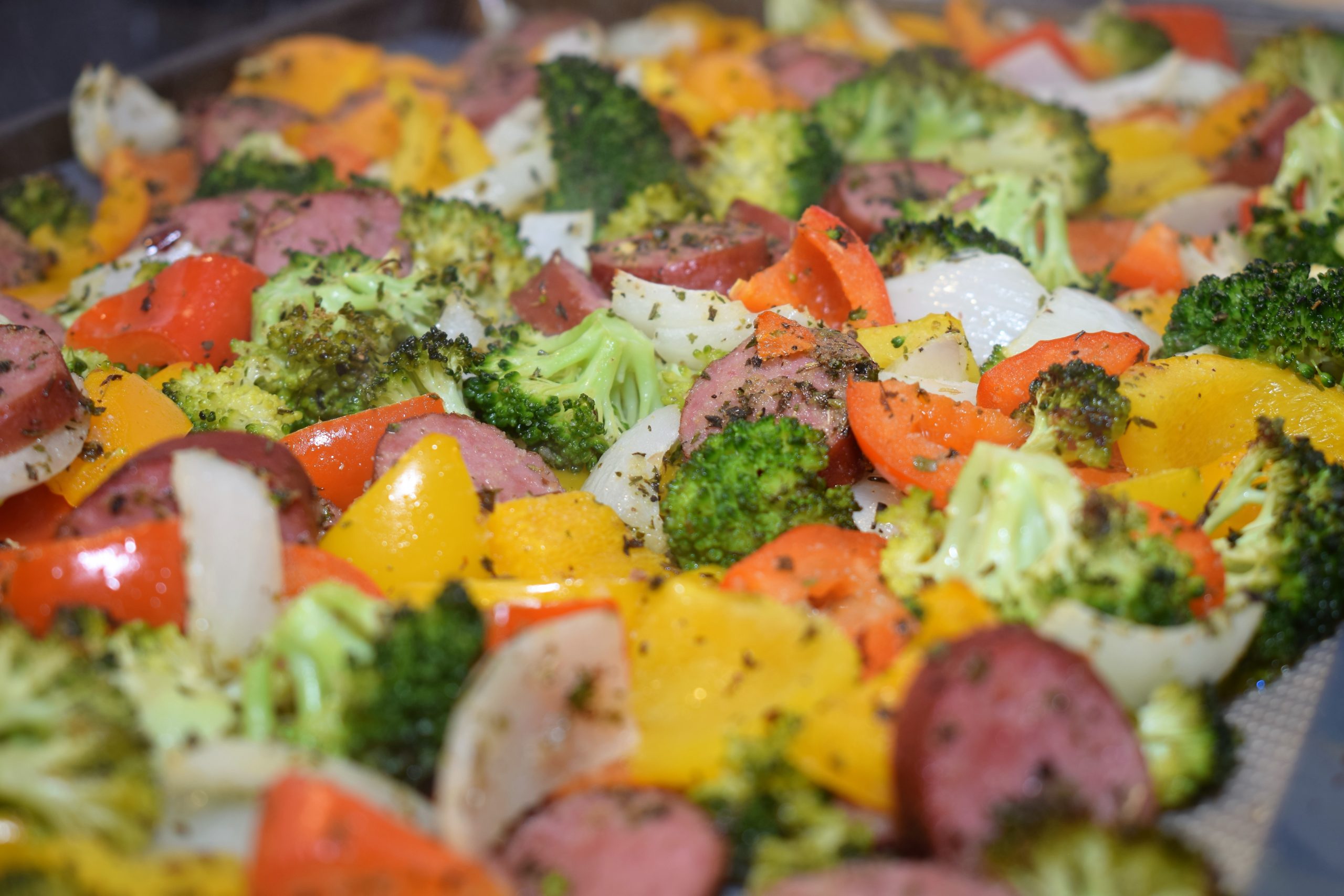 One Pan Sausage and Veggies - My Single Lens Life